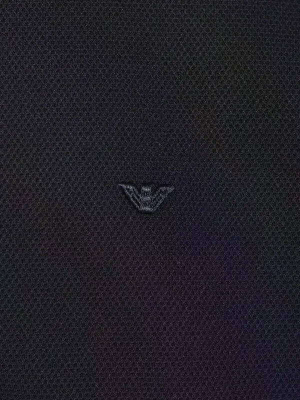 Emporio Armani Full-zip Textured Sweater