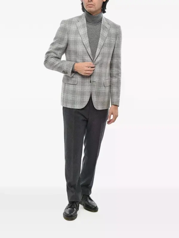 Corneliani Checked-pattern Single-breasted Blazer