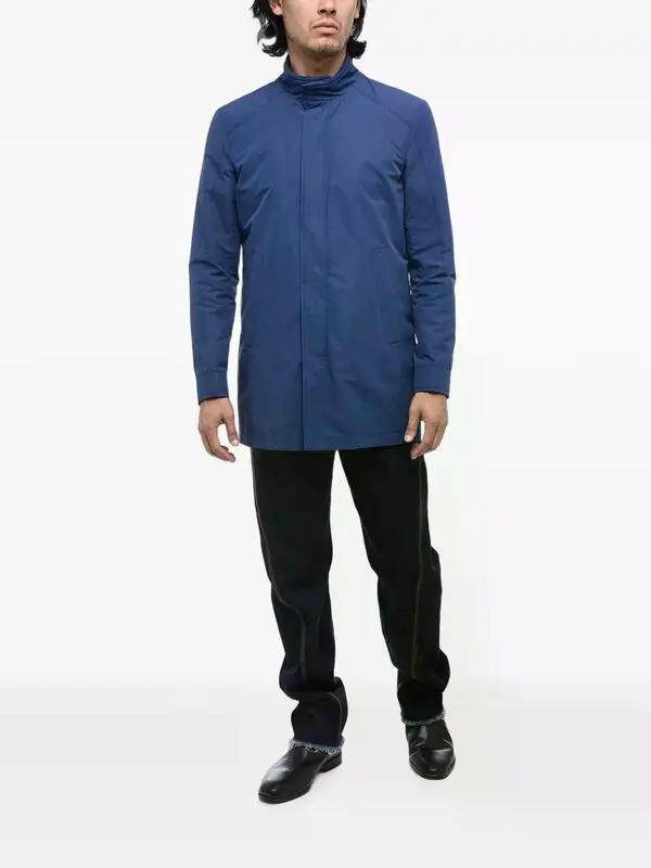 Corneliani Side-pocket Trench Coat - Blue