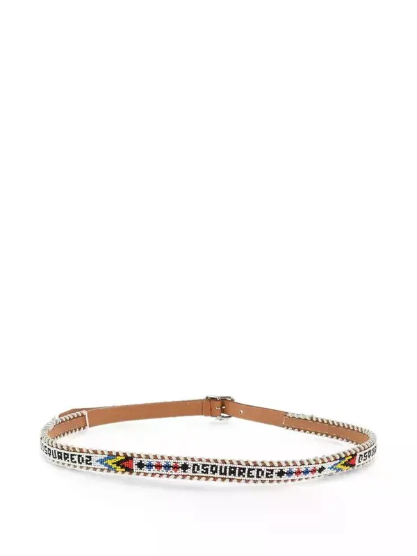 Dsquared2 Embellished Leather Belt