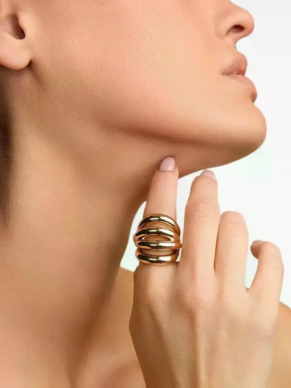 JENNIFER FISHER Abstract Line Ring - Gold