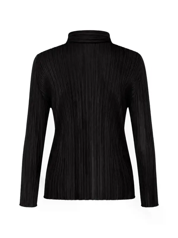 Issey Miyake Pleated Button-up Shirt - Black