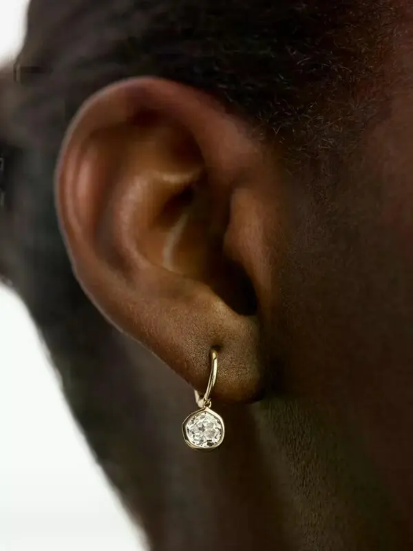 Monica Vinader Siren Solitaire Diamond Earrings
