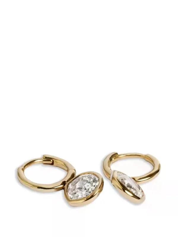 Monica Vinader Siren Solitaire Diamond Earrings