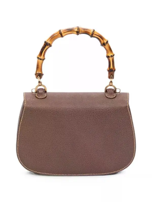 Gucci Bamboo Top Handle Tote Bag - Brown