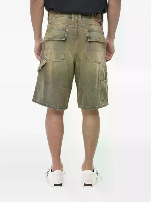 CULTURA Stonewashed Cargo Shorts