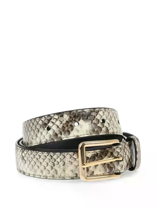 Dsquared2 Python-effect Leather Belt