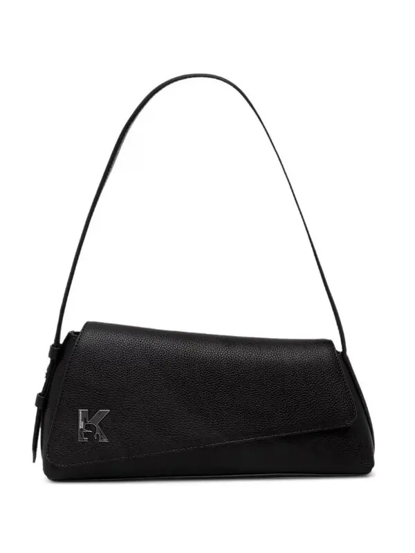 Karl Lagerfeld Logo-plaque Shoulder Bag - Black