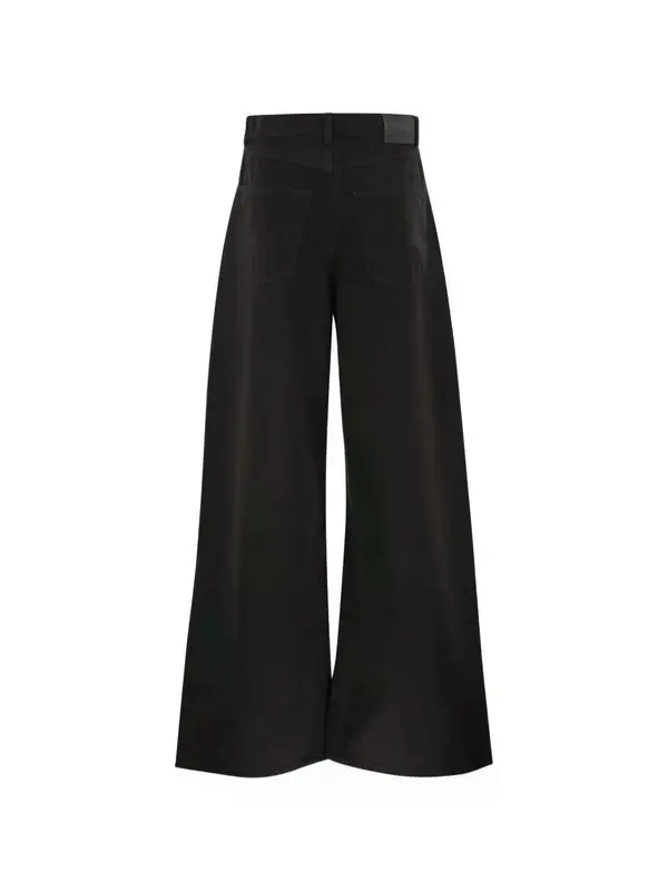 Sportmax Wide-leg Jeans With Metal Hook Detail
