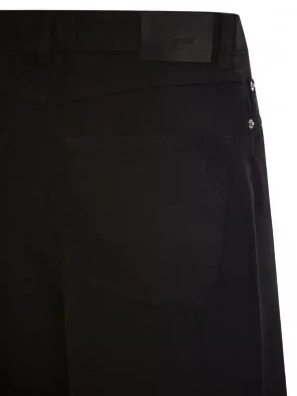 Sportmax Wide-leg Jeans With Metal Hook Detail