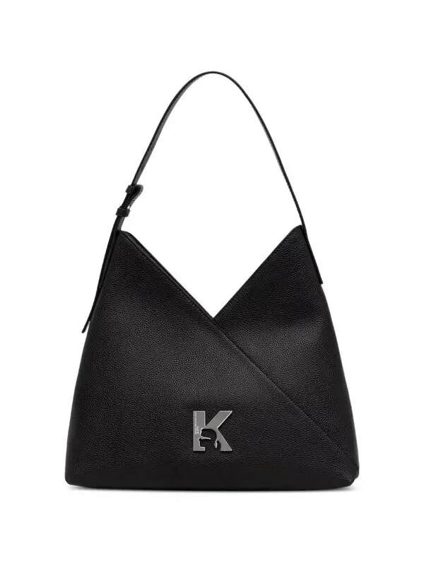 Karl Lagerfeld Logo-plaque Tote Bag - Black