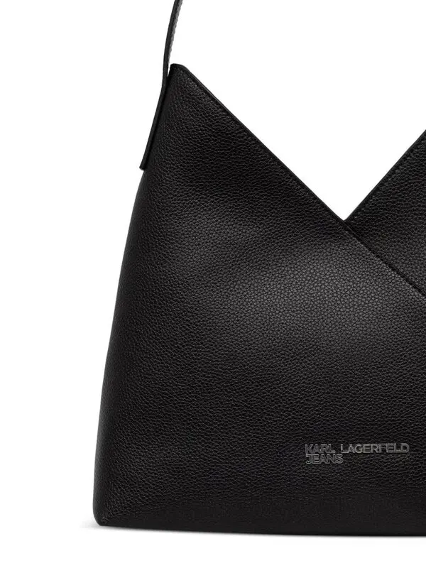Karl Lagerfeld Logo-plaque Tote Bag - Black