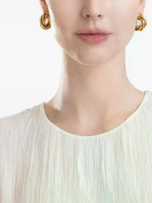 Gas Bijoux Aatik Twisted Hoop Earrings - Gold