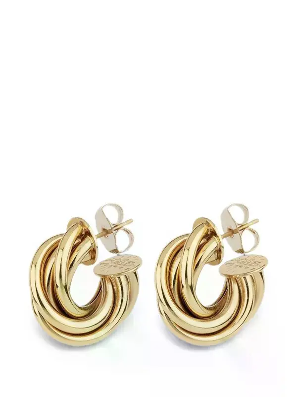 Gas Bijoux Aatik Twisted Hoop Earrings