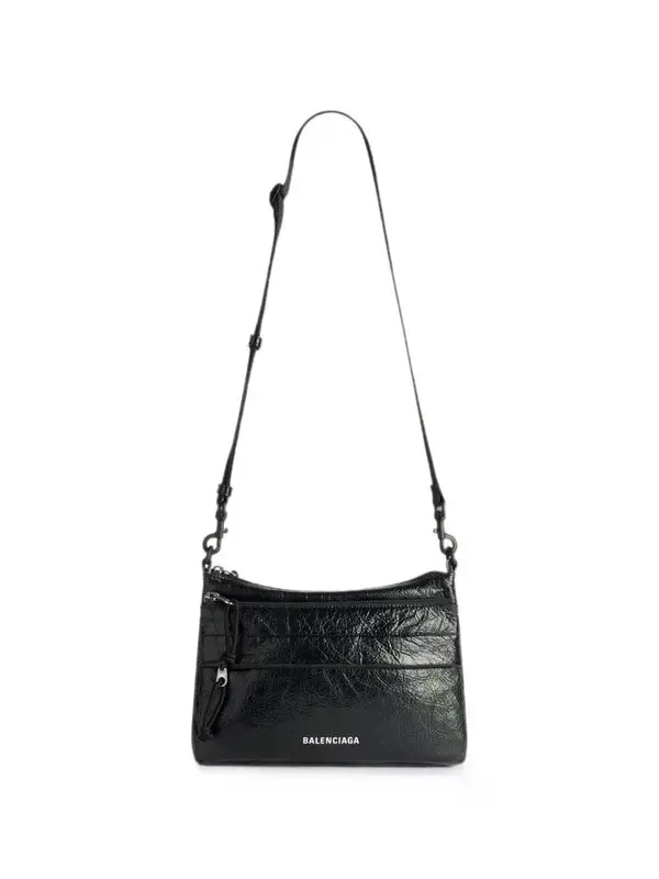 Balenciaga Explorer Double Messenger Bag - Black