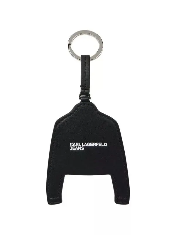Karl Lagerfeld Denim Jacket Charm Keyring - Blue