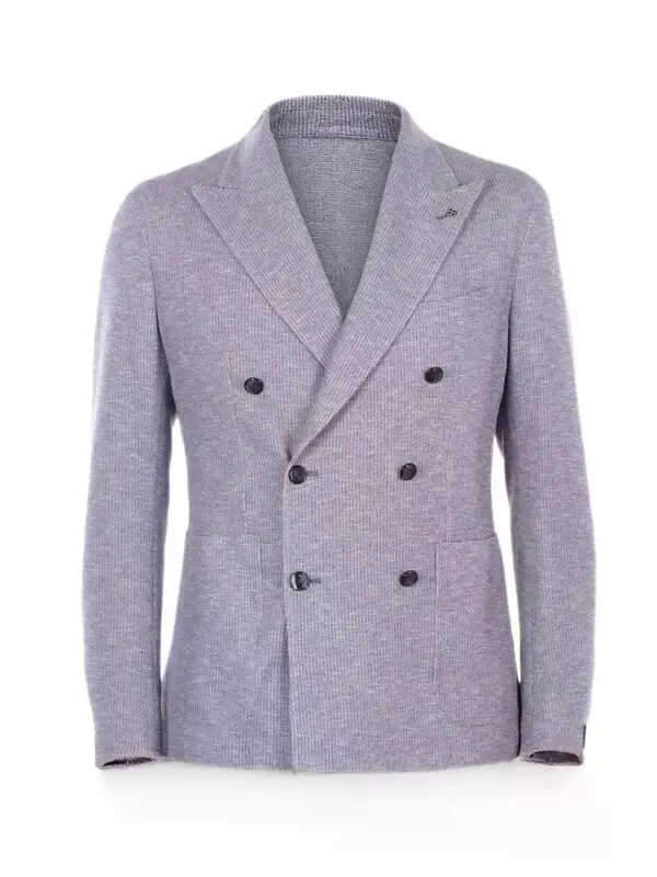 Tagliatore Double-breasted Peaked-lapel Blazer
