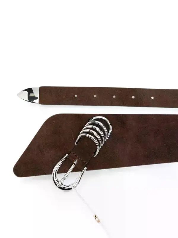 DEHANCHE Alcott Suede Belt - Brown