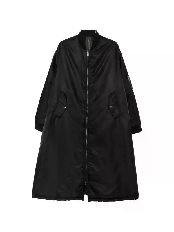 GIORGIO BRATO Zip-up Coat - Black