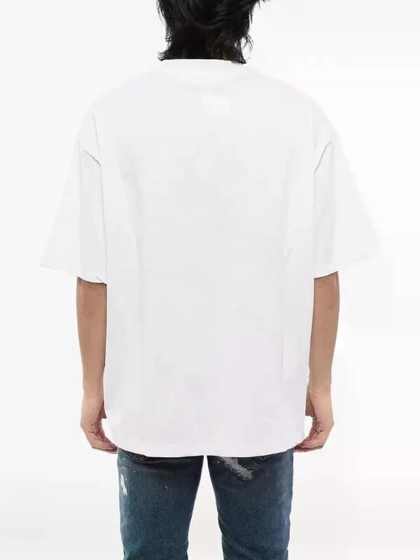 John Richmond Rhinestone-embellished Graphic-print T-shirt