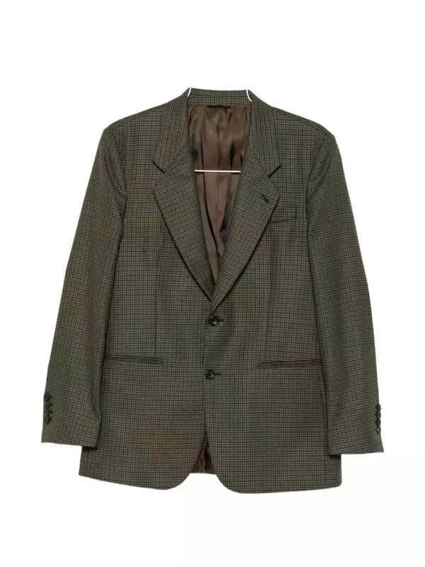 REVERES 1949 Houndstooth-pattern Single-breasted Blazer