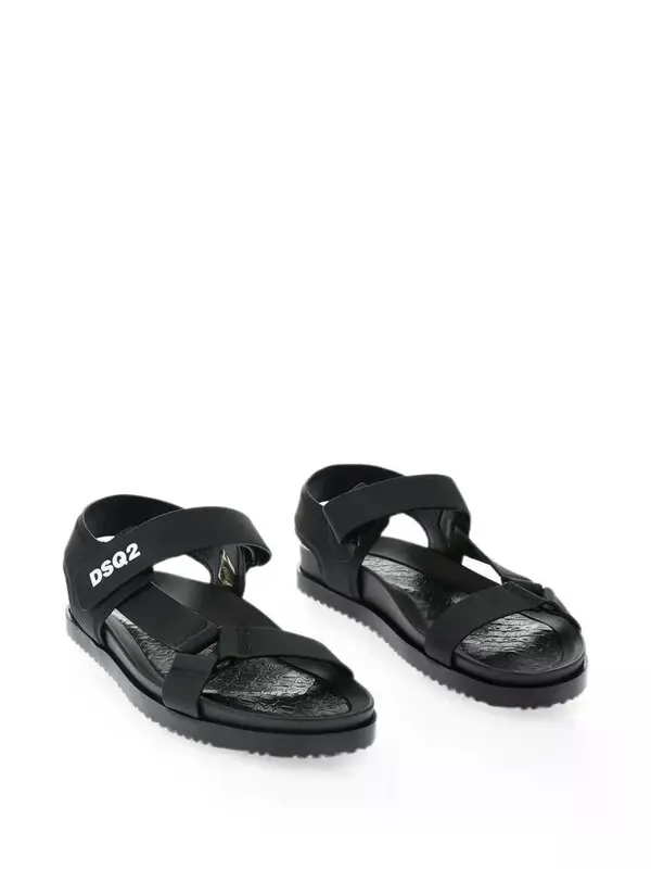 Dsquared2 Logo-print Touch-strap Sandals