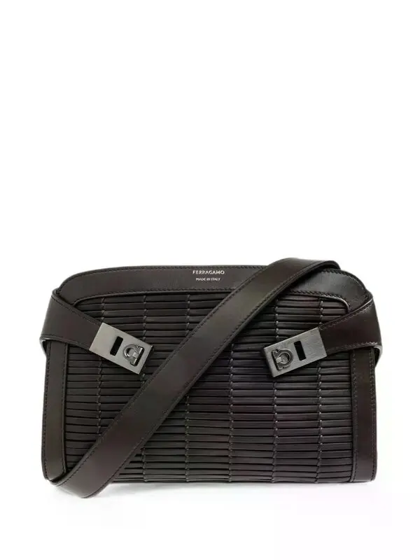 FERRAGAMO Hug Crossbody Bag - Brown