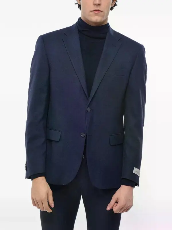 Corneliani Single-breasted Blazer - Blue