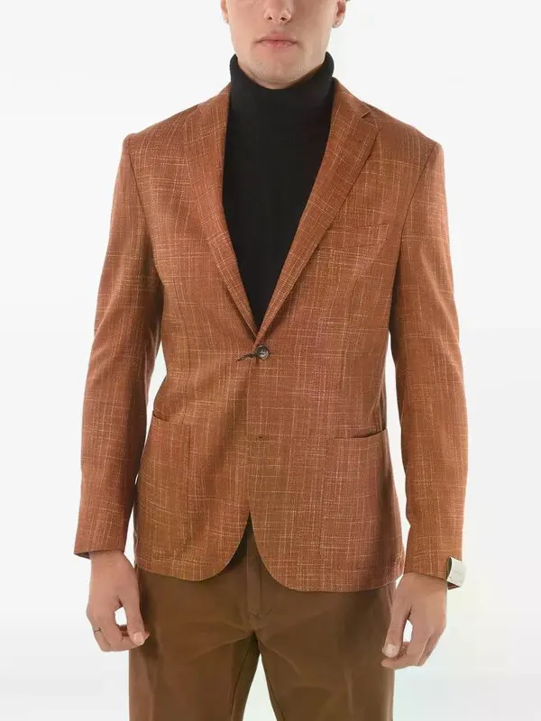Corneliani Single-breasted Silk Blazer