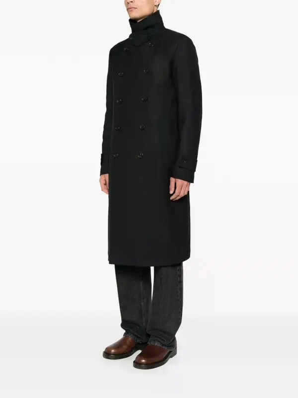 REVERES 1949 Double-breasted High-neck Coat