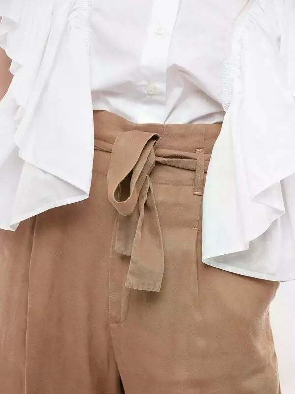 NINE:INTHE:MORNING Belted Pleated Trousers