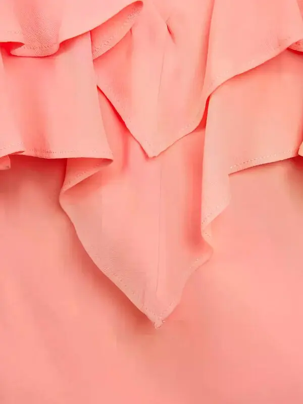 TWINSET Ruffle Trim Maxi Dress