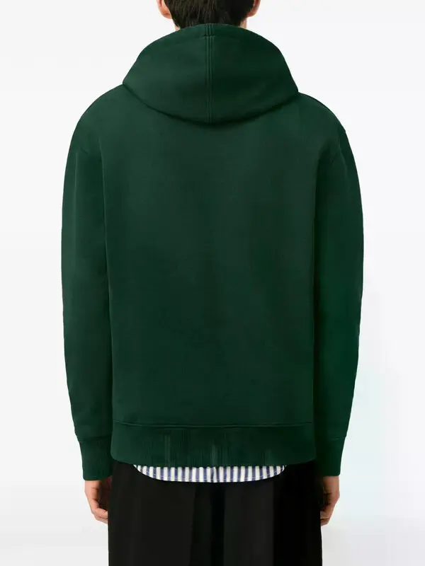 AMI Paris Cotton Hoodie With De Coeur Embroidery