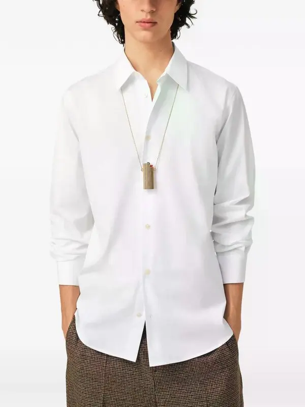 AMI Paris Cotton Shirt With De Coeur