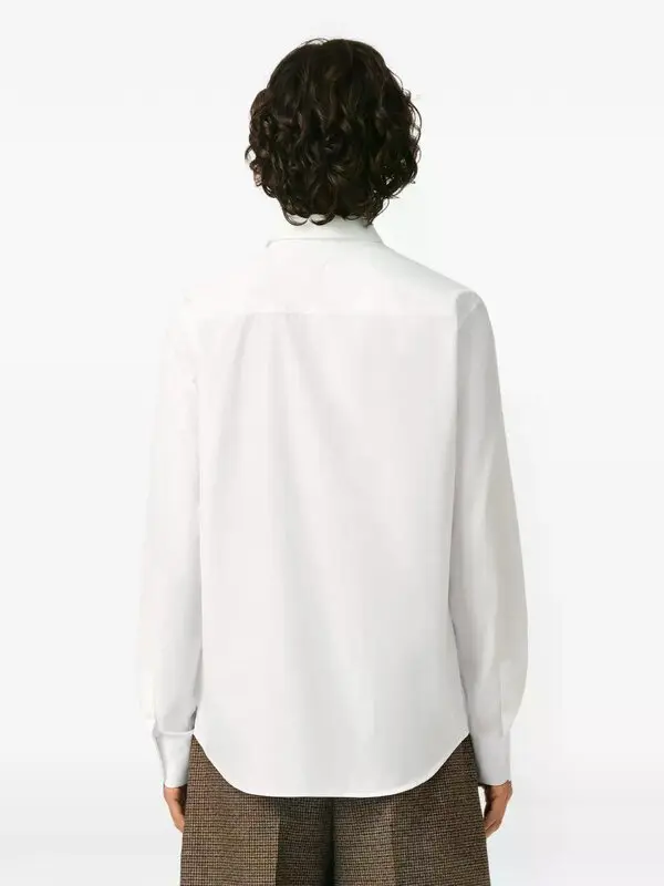 AMI Paris Cotton Shirt With De Coeur