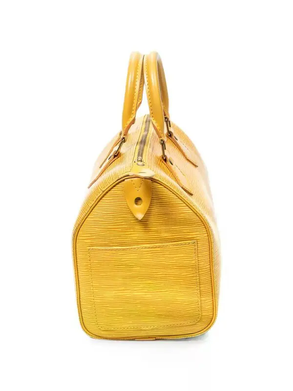 LOUIS VUITTON Epi Leather Speedy 25 Tote Bag - Yellow