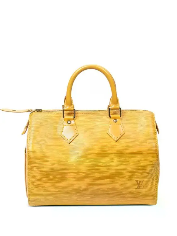 LOUIS VUITTON Epi Leather Speedy 25 Tote Bag - Yellow