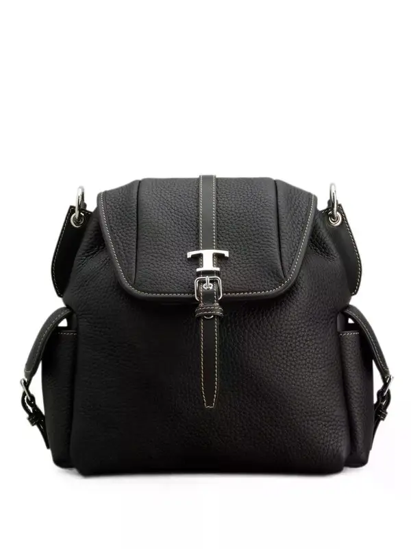 TOD'S T Timeless Buckle-fastening Backpack - Black