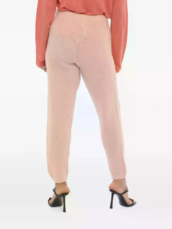 American Vintage Elasticated-waistband Knitted Trousers - Pink