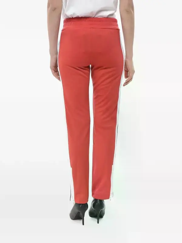 Palm Angels Logo Print Side Stripe Track Pants