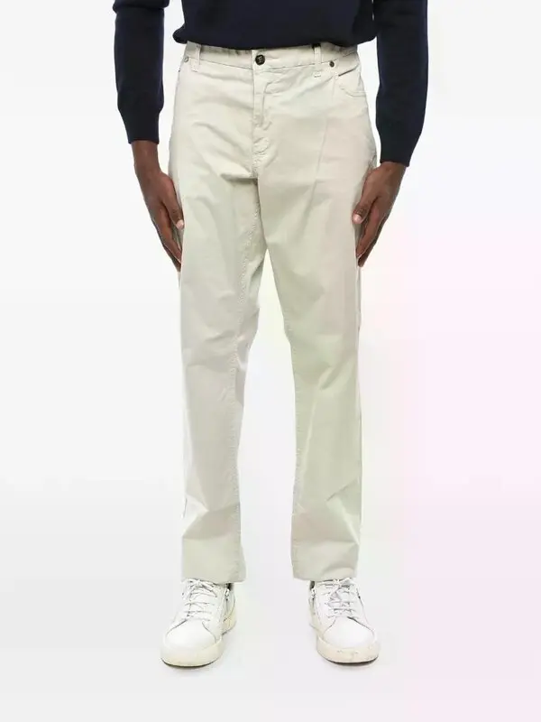 Corneliani Belt-loop Welt-pocket Trousers - Neutrals