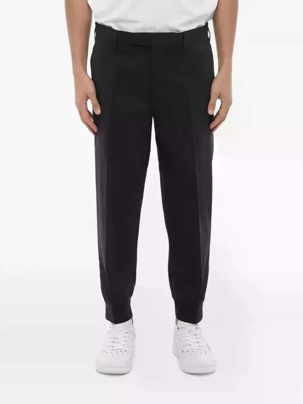 Neil Barrett Cuffed-hem Tailored Trousers - Blue