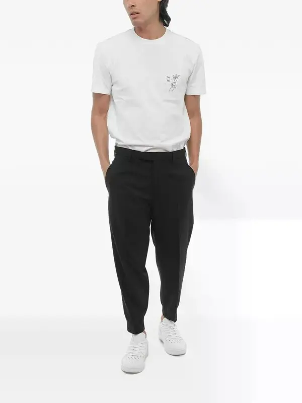 Neil Barrett Tailored Trousers With Cuffed Hem