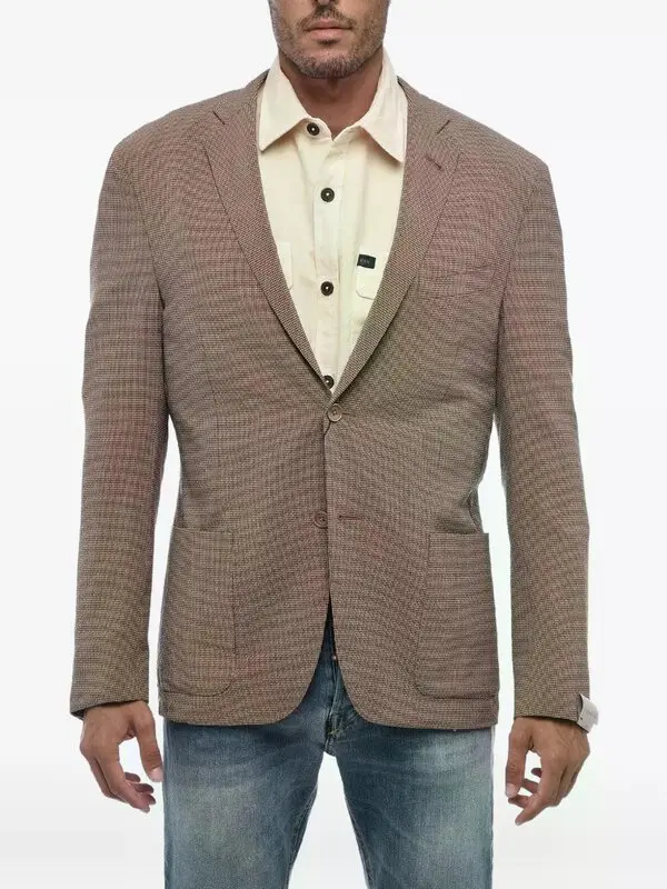 Corneliani Hopsack-weave Half-lined Blazer