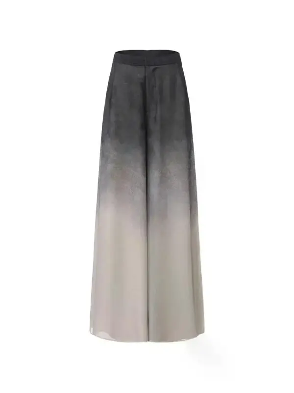 ELYWOOD Ombré Tie-dye Palazzo Pants - Black