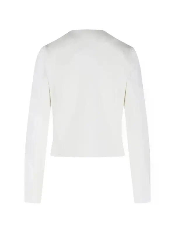 COURREGES Double-breasted Ribbed-panel Jacket