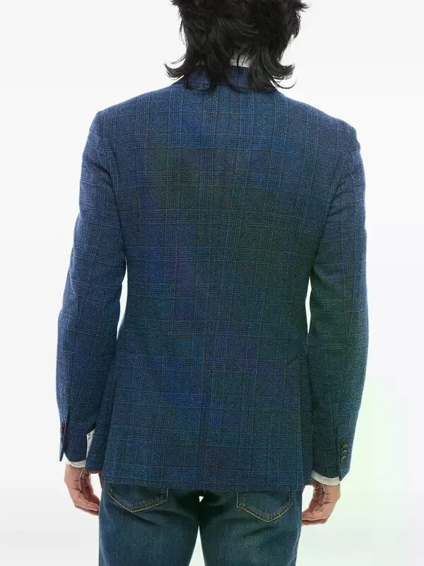 Corneliani Checked Single-breasted Blazer