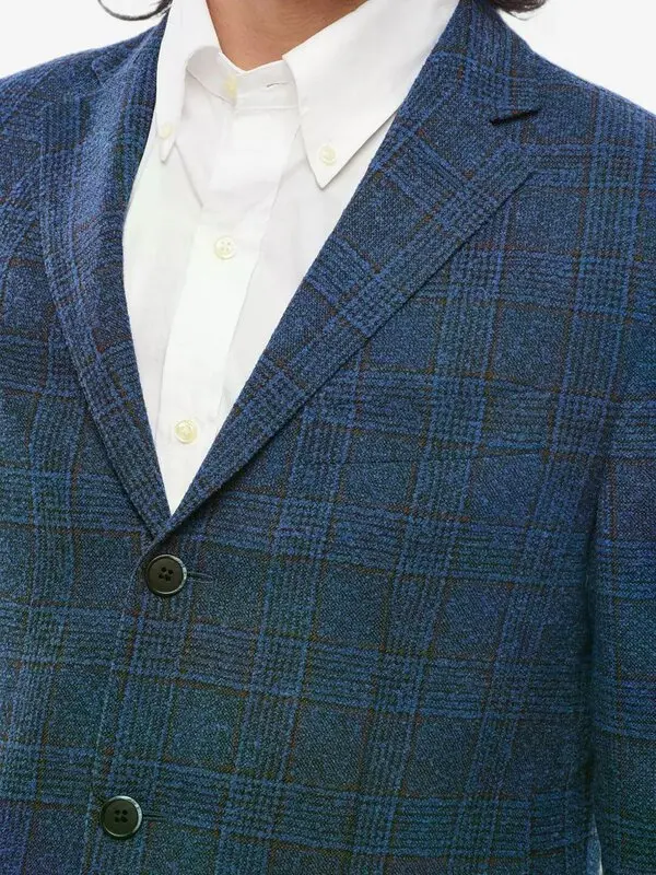 Corneliani Checked Single-breasted Blazer