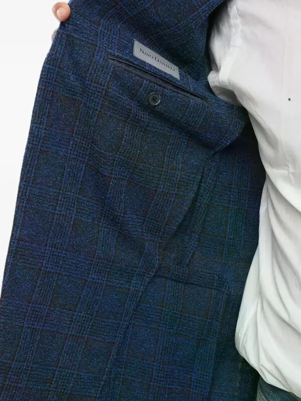 Corneliani Checked Single-breasted Blazer