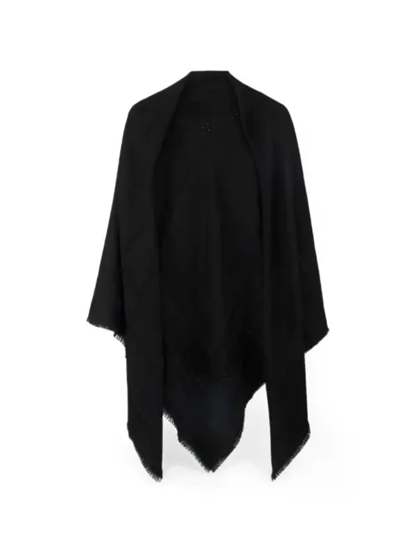 Elisabetta Franchi Wool Scarf - Black